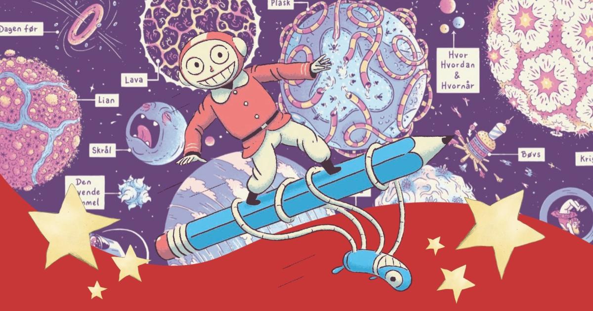Live-tegning og workshop: Kom på rumrejse med Kurt Komet og opfind din ...